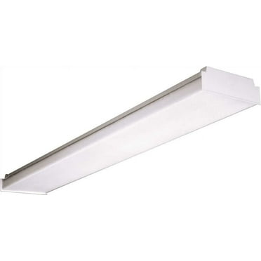 Columbia Lighting LED Wraparound Fixture,4 ft L,4477 lm LAW4-40LW-EDU ...