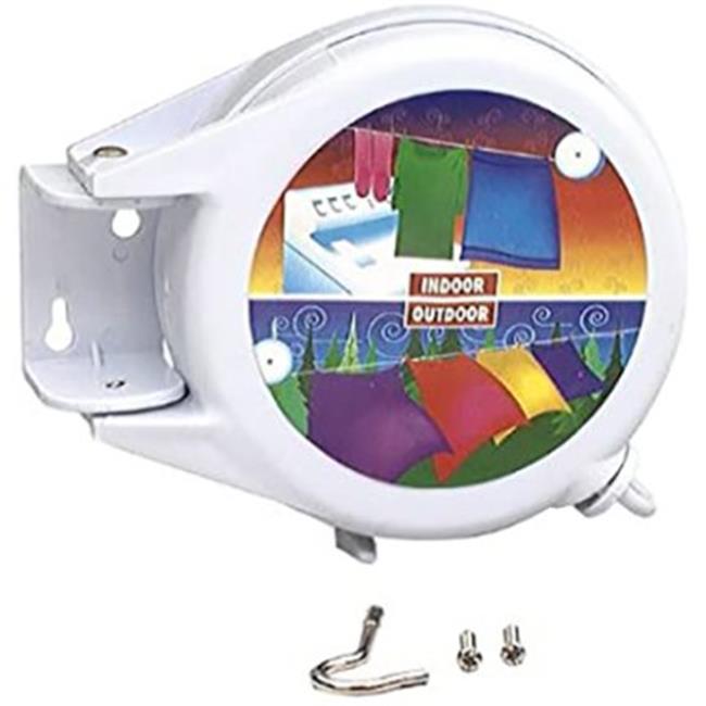 Lehigh Group 20 ft. Secure Line Retractable Clothline, White - Walmart.com