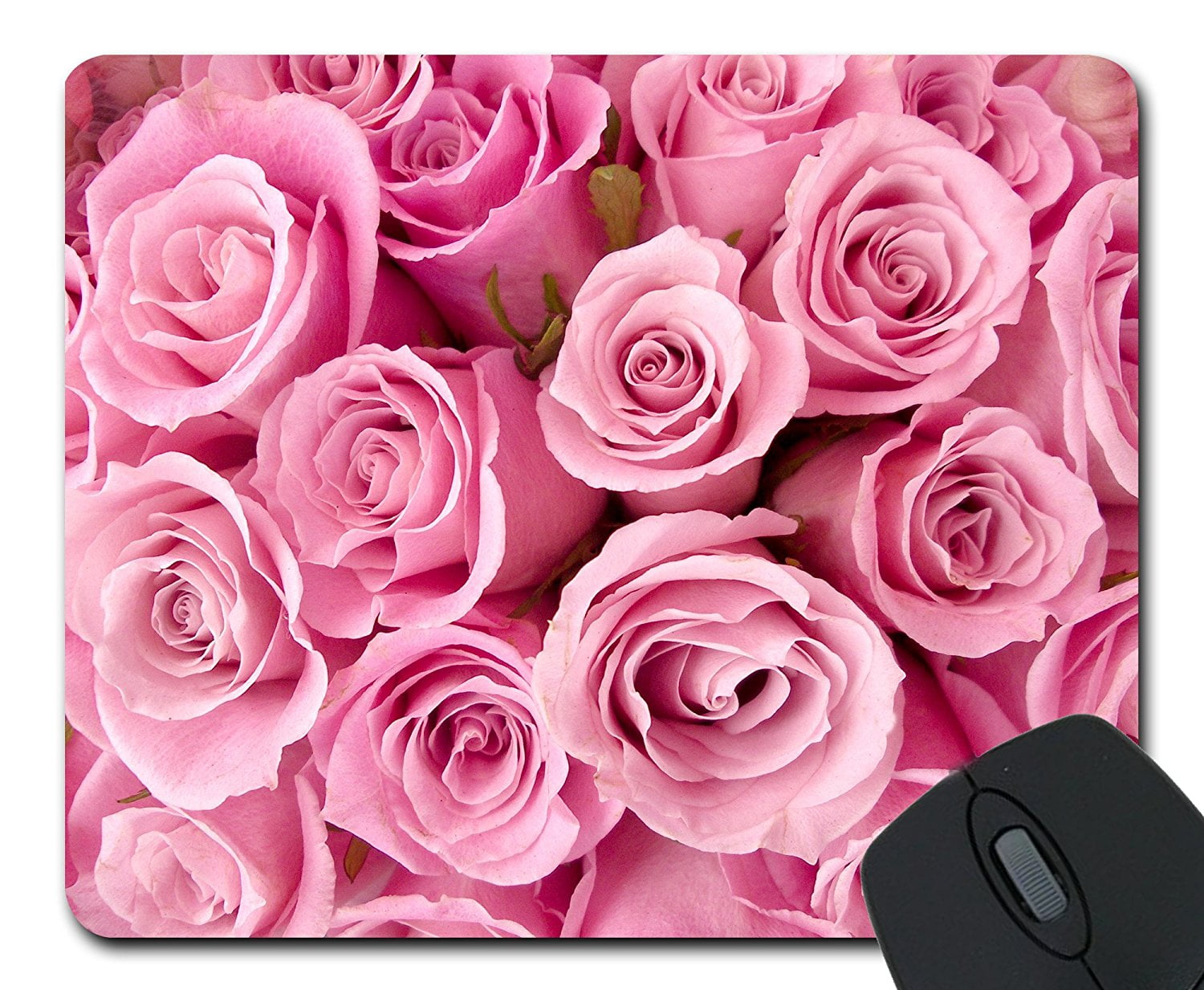 POPCreation Pink Rose Mouse pads Gaming Mouse Pad 9.84x7.87 inches ...