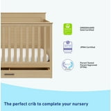 Graco Tristan Convertible Baby Crib with Drawer, Driftwood - Walmart.com