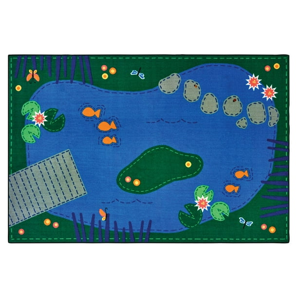 Carpets For Kids Tranquil Pond KID$ Value Rug - 3' x 4'6" - Walmart.com ...