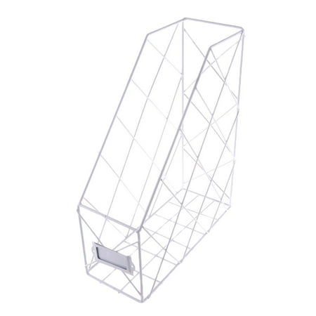 Metal Wire Magazine File Holder, Sturdy Cardboard Magazine Holder ...