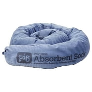 "PIG Absorbent Sock, 4'L x 3""W (3-Pack) - Reusable & Mildew-Resistant ...