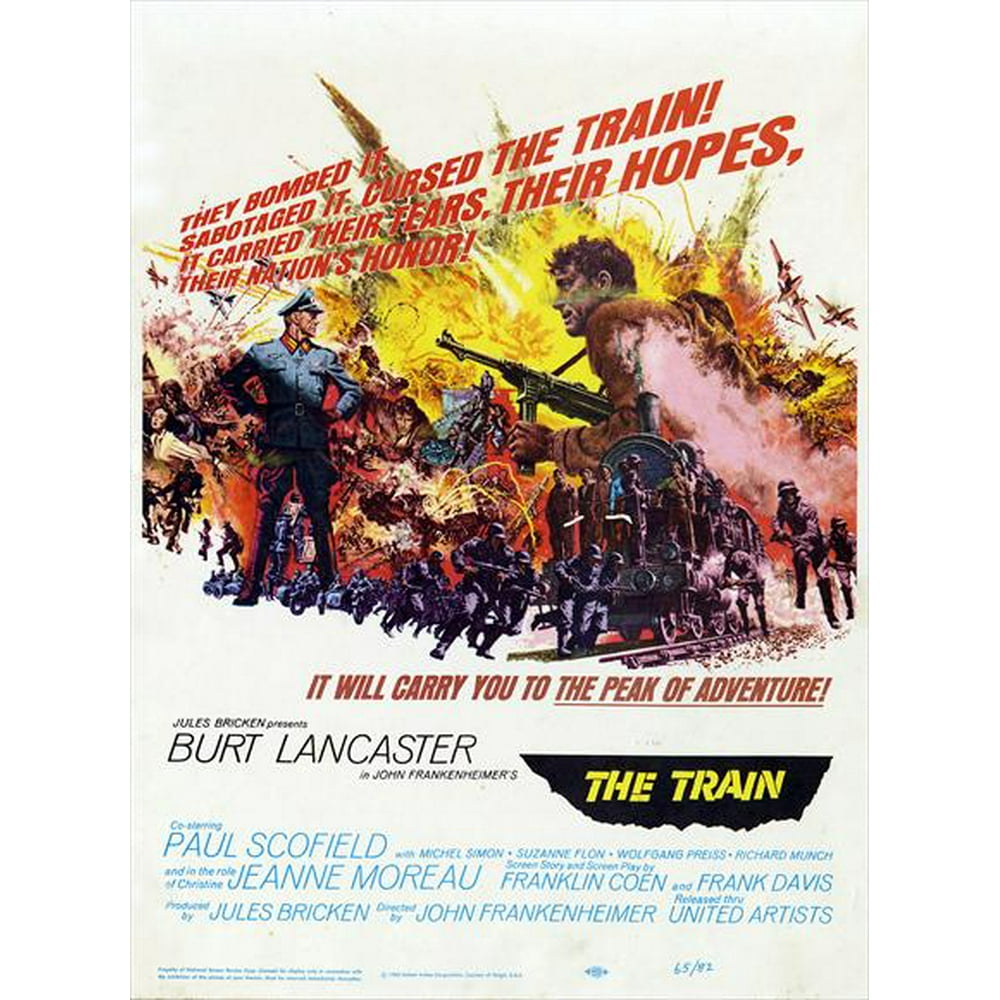 The Train - movie POSTER (Style B) (27" x 40") (1965) - Walmart.com ...