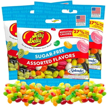 Jelly Belly Sugar-Free Individual Candy - Assorted Flavors, Pack of 12 ...