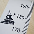 OUNONA Pine Wood Height Measurement Ruler Waterproof Growth Chart for ...