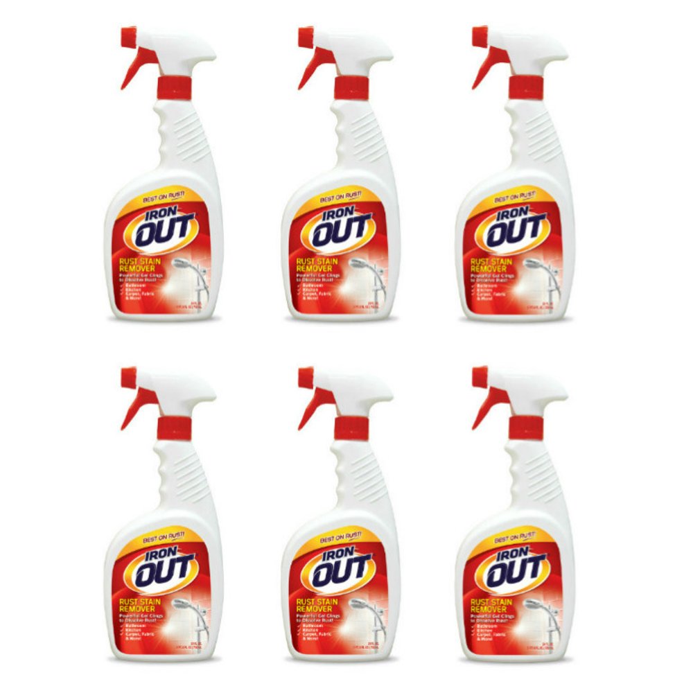 Iron OUT Rust Stain Remover Spray, 24 fl oz, 6 Bottles - Walmart.com ...