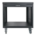 STRK-M8U Sound Town 8U Universal Steel Rack, w/ 3" Locking Casters ...