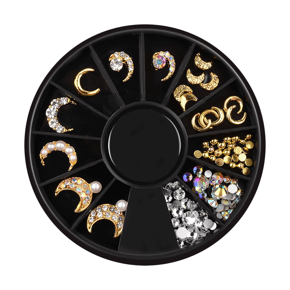 Nail Crystal Rhinestones Round Stones， for 3D Nails Art Decorations ...