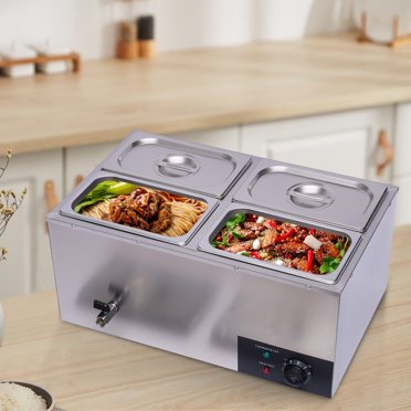 BENTISM Commercial Soup Warmer Soup Station with 4*7.4Qt Pot Soup ...