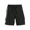 Reebok Men's & Big Men's Solid Logo Swim Trunks with Compression Liner ...