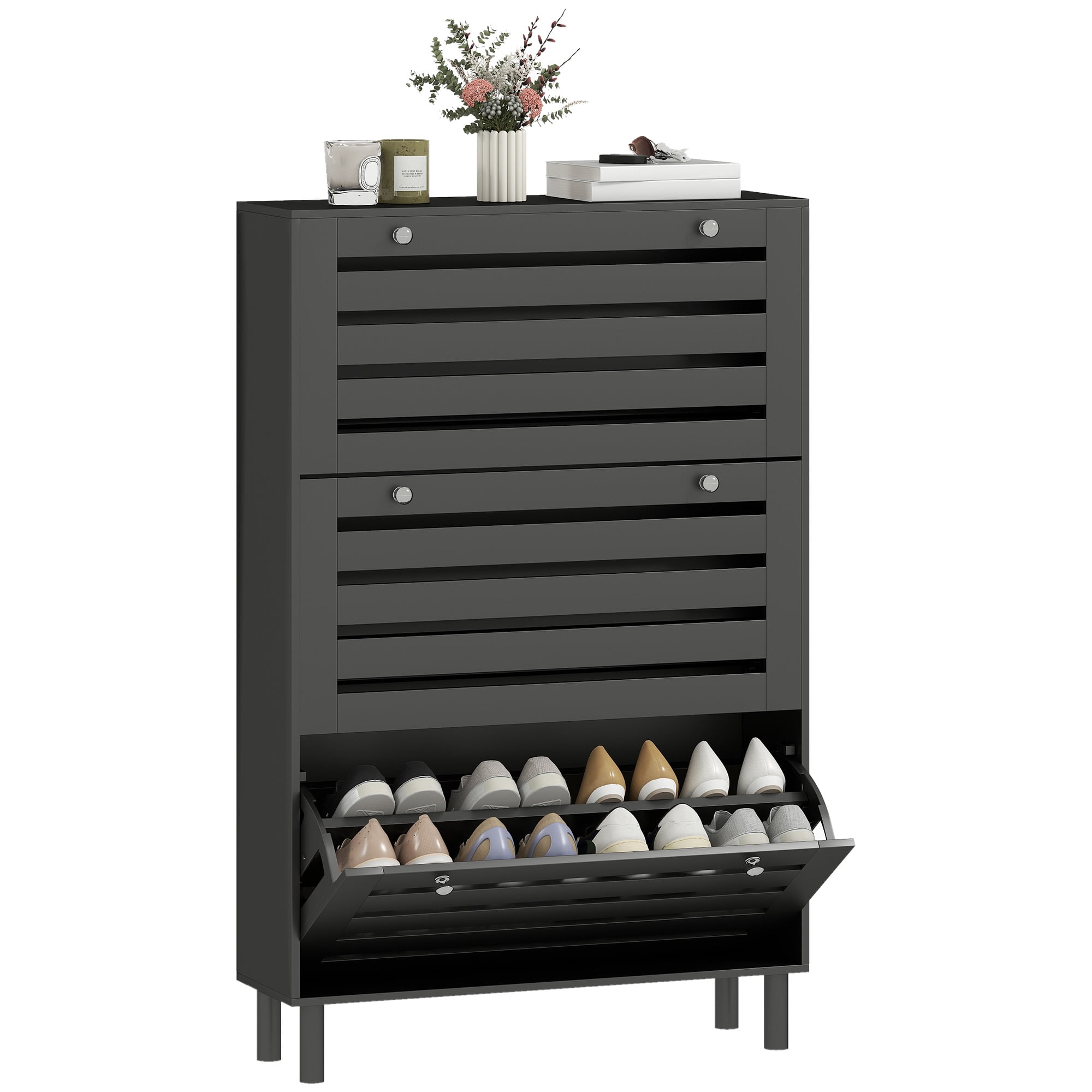 Click here for Homcom Shoe Storage Cabinet With Adjustable Shelve... prices