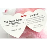 Ty Beanie Baby: Sorbet the Pink Bunny | Stuffed Animal | MWMT - Walmart.com