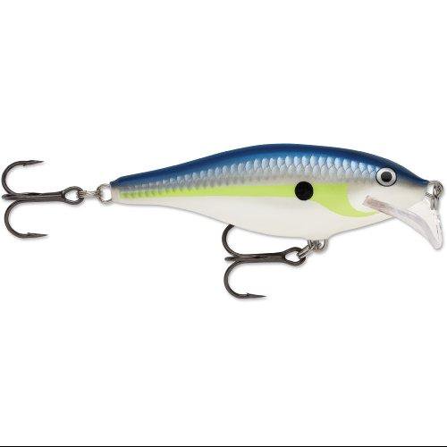 Rapala Scatter Rap Shad 07 Fishing Lure 2.75" 1/4oz Dark Brown Helsinki ...