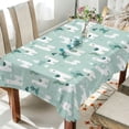 60x90in Square Printed Tablecloth Easy-Care Decorative Table Cloth for ...