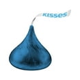 HERSHEY'S, KISSES Dark Blue Foils Milk Chocolate Candy, Halloween, 66.7 oz, Bag (400 Pieces ...
