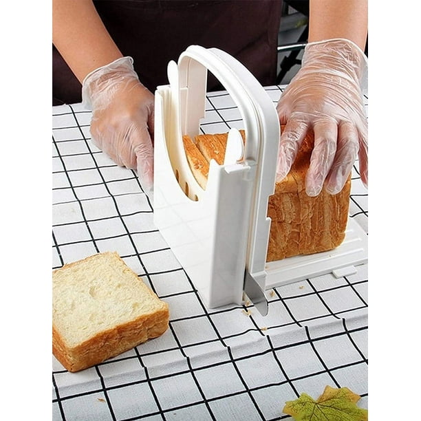 EIMELI Bread Slicer Foldable Kitchen Baking Tools for Homemade Bread ...