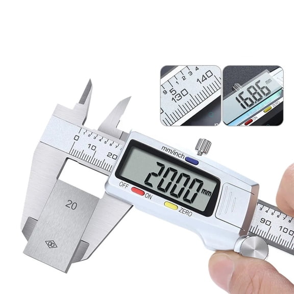 Vernier Caliper Stainless Steel Vernier Caliper Metric Outer Depth Step ...