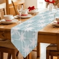 Coastal Tropical Tree Table Runner Linen Burlap Table Runner 36 Inches ...
