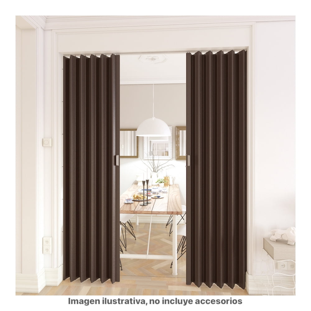 Puerta Plegable − Grande. Puerta Plegable Corrediza de PVC. Acordeón ...