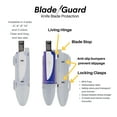 Blade Guard Knife Blade Protective Cover Safely Store & Transport ...