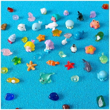 100pcs Small Resin Ladybugs Figurines Miniature Animal Figures Small ...