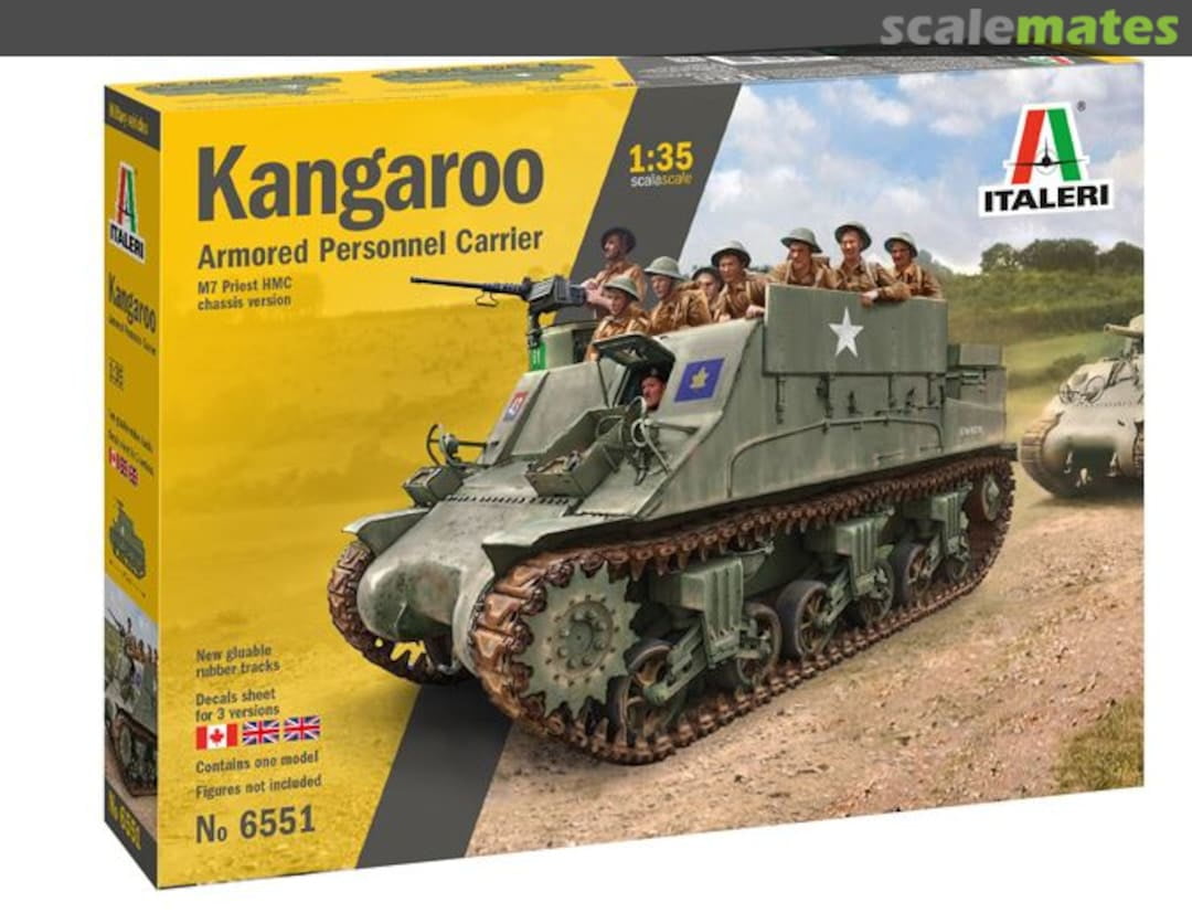 Italeri 6551 1:35 WWII Kangaroo Tank Plastic Model Kit - Walmart.com