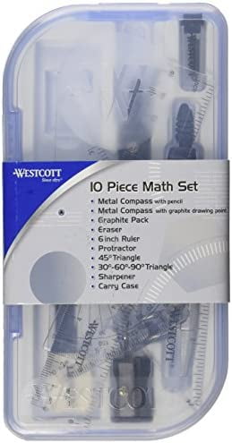 Westcott 10 Piece Math Set - Walmart.com