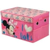 Disney Minnie Mouse Deluxe Wood Toy Box by Delta Children, Greenguard ...