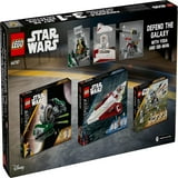 LEGO Star Wars Jedi Masters Gift Set, 3 Epic Builds in 1 Box, Star Wars ...