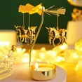 Axioma 2x Rotating Tea Lights Candlestick Tealight Candle Holder Stand ...