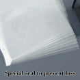 BiFandian 100-Pack Clear Sheet Protectors, 11 Hole Punch Document ...