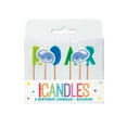 Unique Industries Assorted Colors Birthday Candles, (3") 6 Pieces ...