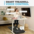 Walking Pad with 10% Incline,265 lbs Max Capacity,Quiet Standing Under ...