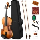 Ktaxon Pink 4/4 Size Handcrafted Solid Wood Violin with Bow, Rosin ...