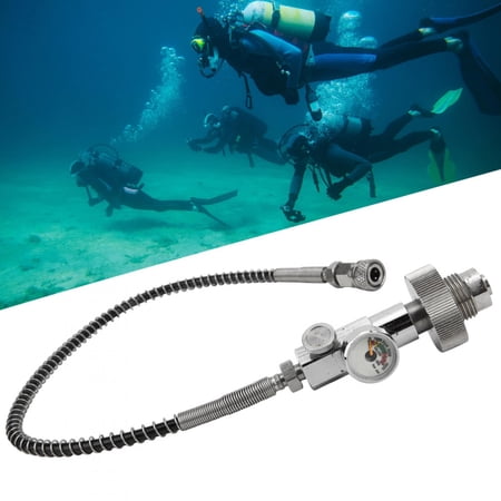 Keenso Oxygen Cylinder Inflation Valve, High Pressure Gas Fill Junction ...