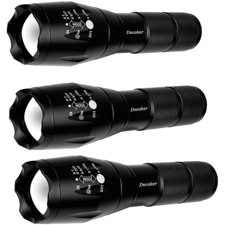 TC1200 PRO Tactical Flashlight Military Grade 5 Mode 3000 Lumens Flash ...