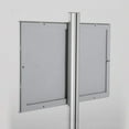 M&T Displays 11x17 Pedestal Poster Stand Front Loading Snap Frame ...