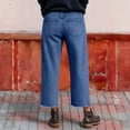 Clossjun Mid Rise Straight Leg Jeans for Women Casual Wash Seam Detail ...