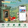 NixiYa Smart Bird Feeder with Camera and Bath, Identify Bird Species ...