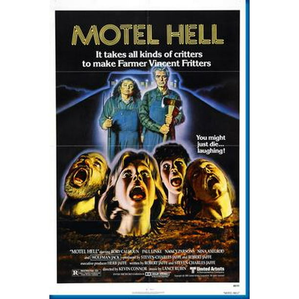 Motel Hell Movie Poster Art Poster 24x36 Unframed, Age: Adults ...