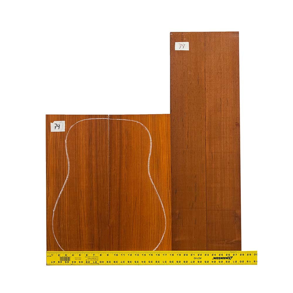 African Padauk Guitar Back & Side Set Classical/OM | Guitar Sets ...
