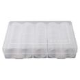 Wodtesl 100pcs 27mm Plastic Clear Round Cases Coin Storage Capsules ...