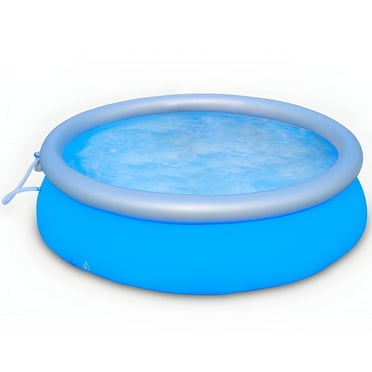Summer Waves 3D Quick Set Round Family Round Swimming Pool, 7 ft ...
