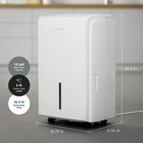 hOmeLabs Energy Star 40 Pint Dehumidifier - 3500 Sq. ft. with Pump for ...
