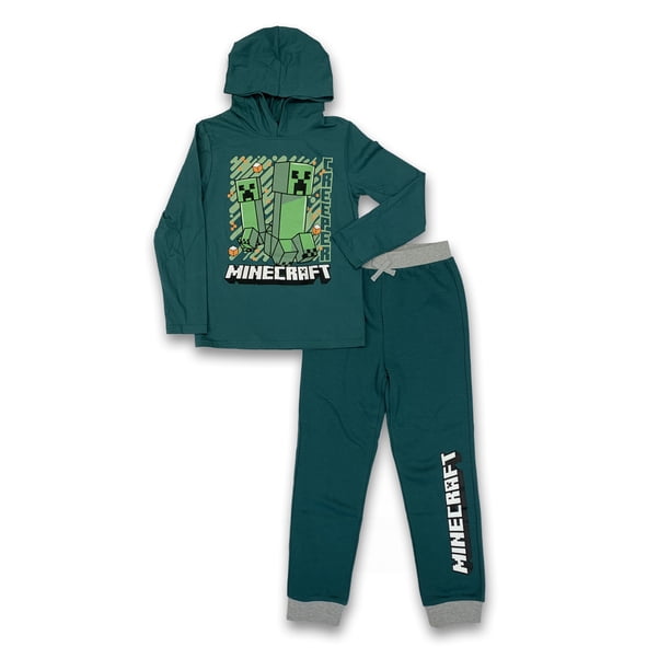 Minecraft Boys Sweatshirt and Jogger Pant Set, 2-Piece, Sizes 4-10 ...