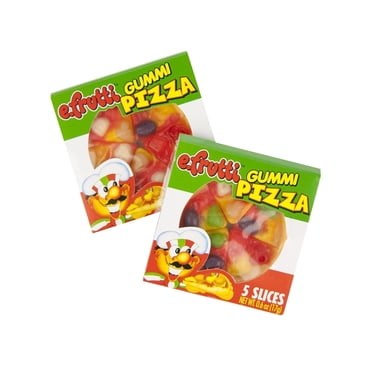 E-Frutti Mini Gummi Pizza, Individually Wrapped, 48ct Box - Walmart.com