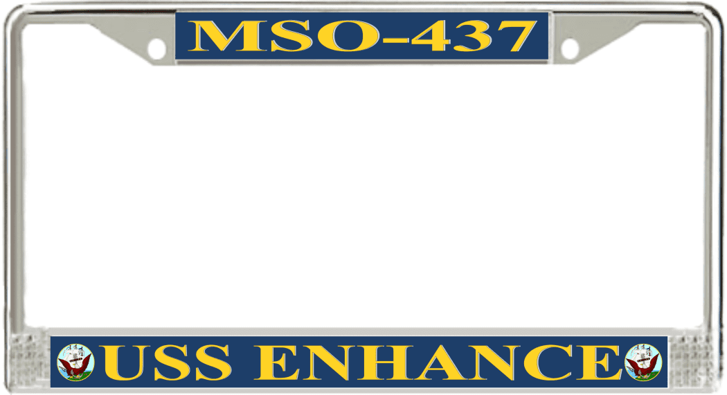 USS Enhance MSO-437 License Plate Frame - Walmart.com