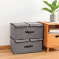 Meitianfacai Space-Saving Storage Bags, Storage Boxes With Double Lids ...