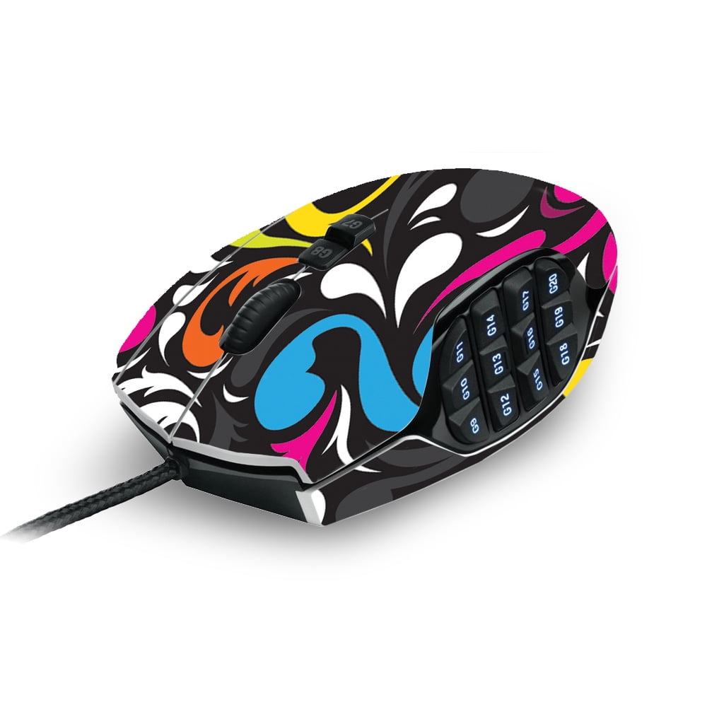 Skin Decal Wrap for Logitech G600 MMO Gaming Mouse sticker Swirly ...